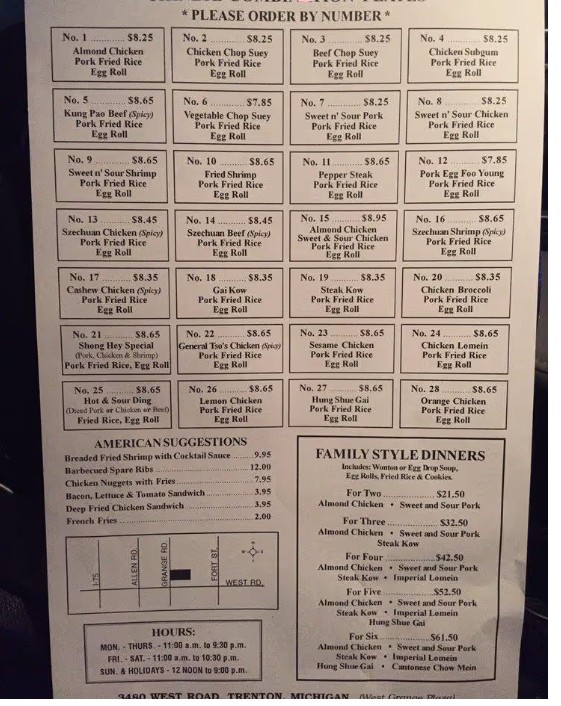 Authentic Chinese Takeout & Dine-In in Trenton, MI